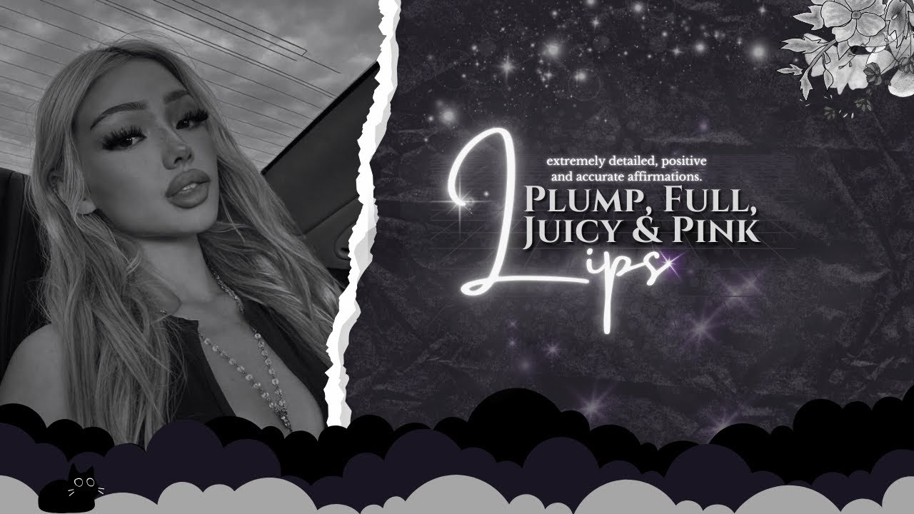 full plump pink lips || natural lip augmentation - YouTube