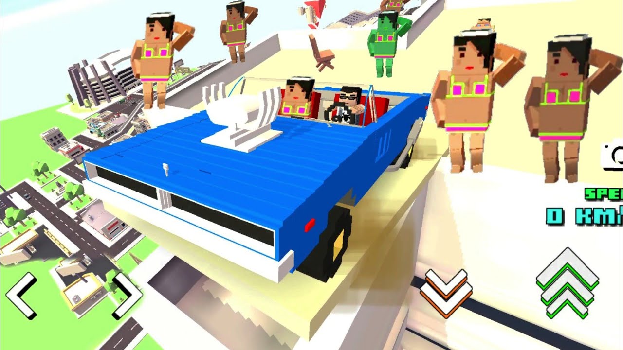 Blocky Car Racer h#3 City Mod exploration - Android GamePlay FHD - YouTube