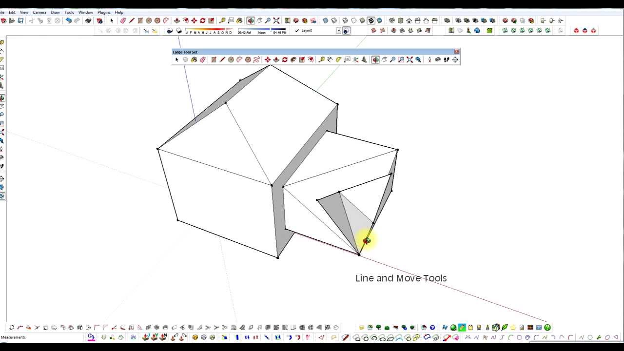Tutorial SketchUp Line And Move Tools YouTube tutorial-sketchup-line-and-move-tools-youtube