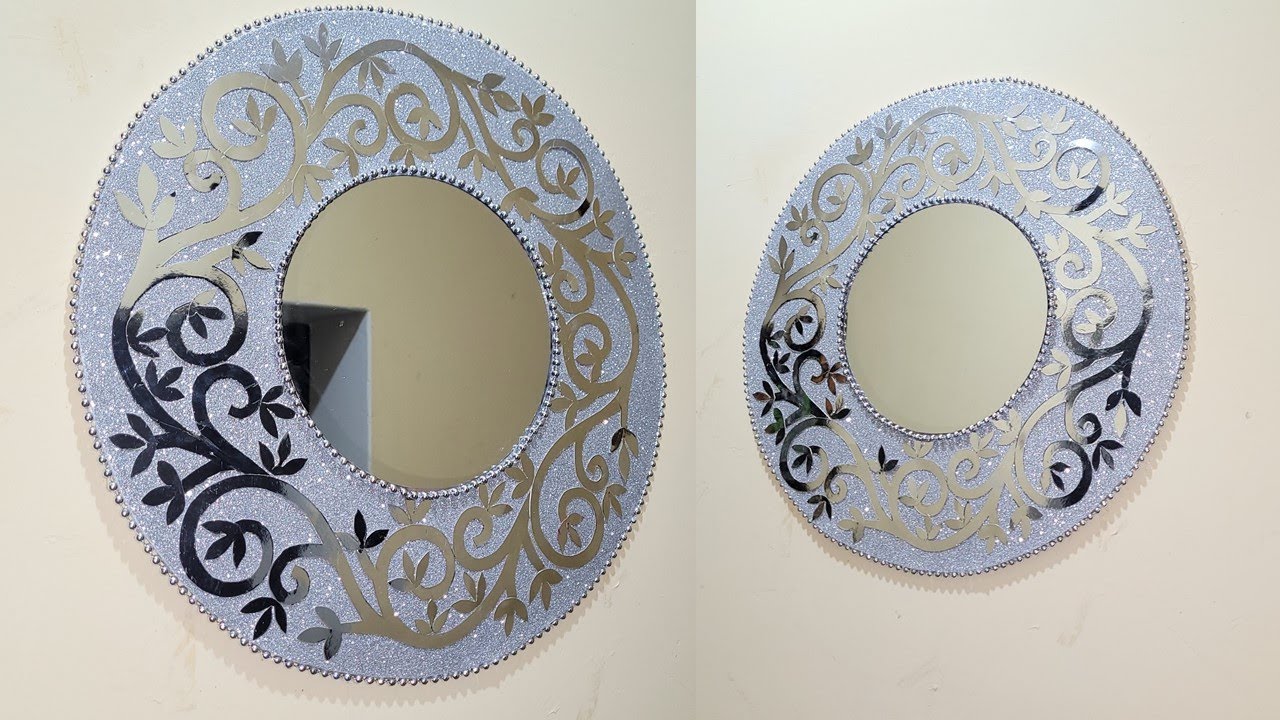 Espejo plateado decorativo .decorative silver mirror - YouTube