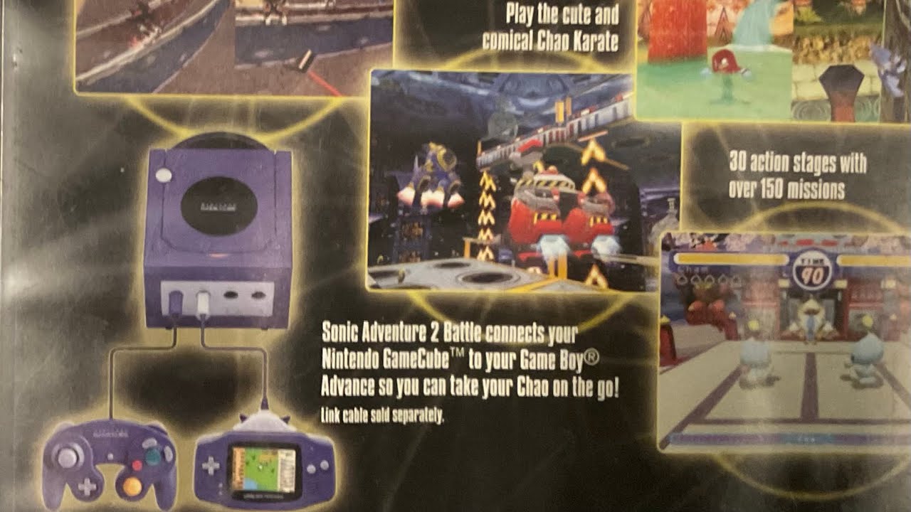 Sonic Adventure 2 Battle GameCube - Intro, Auto-Demos, and Hero Sonic ...