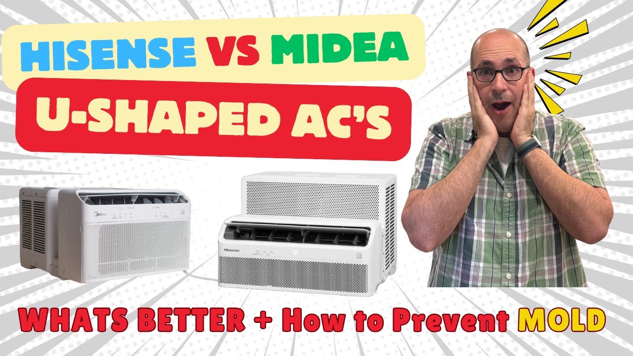 Hisense vs Midea U- Shaped Window AC: Which Is Better? (Midea Mold ...