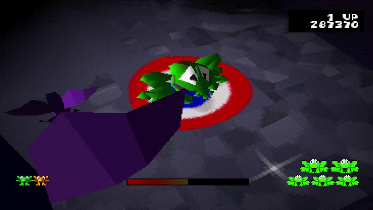 Frogger (PS1): Zone 5: Level 3: Webs Cavern - YouTube