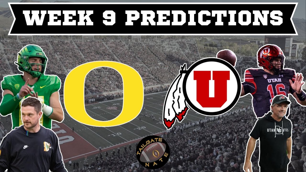 Oregon vs Utah Game Prediction 2023 College Football Week 9 - YouTube