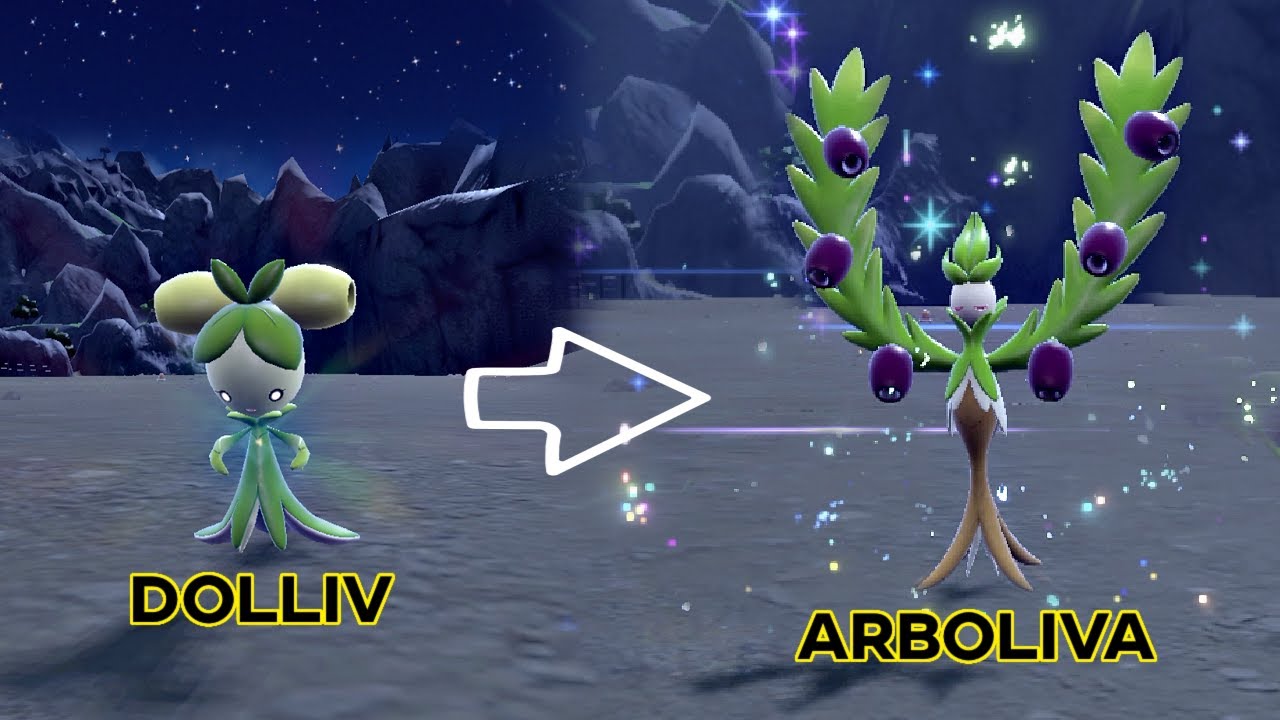 Dolliv evolves to Arboliva // Pokemon Evolution - YouTube