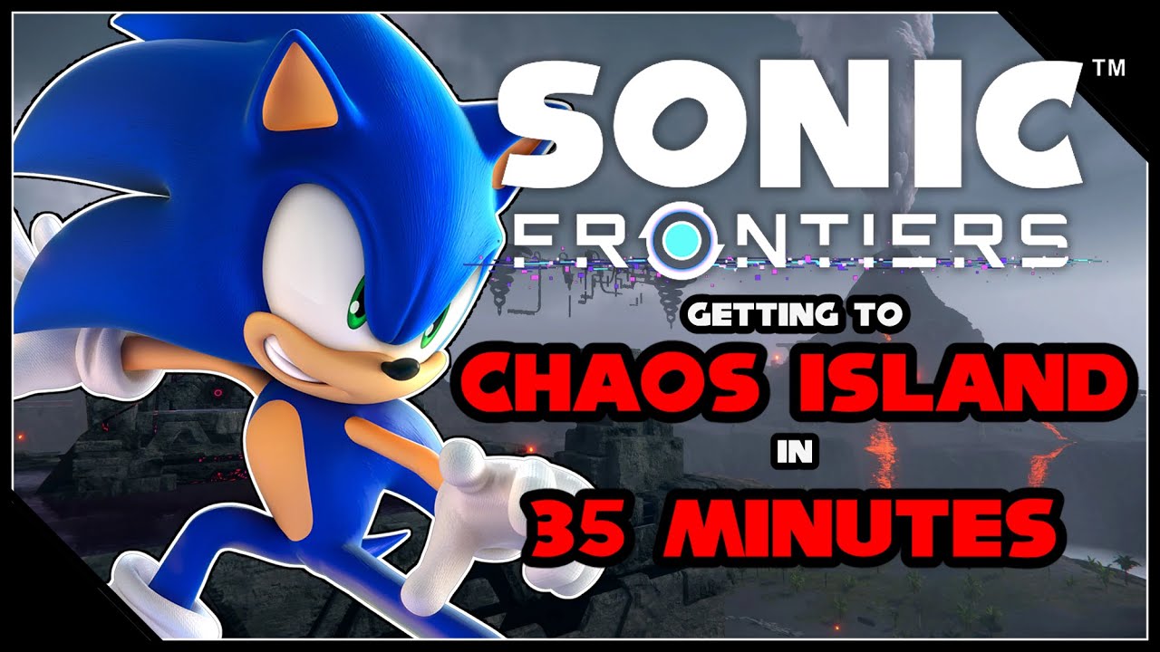Sonic Frontiers SPEEDRUN: Getting to Chaos Island in 35 minutes - YouTube