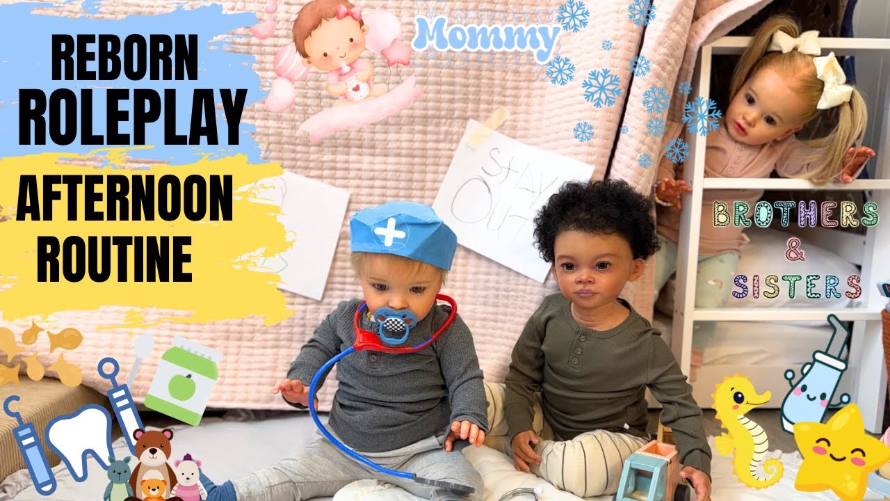 Reborn Toddlers & Silicone Baby Afternoon Routine | With Snack 🍼🧸 # ...