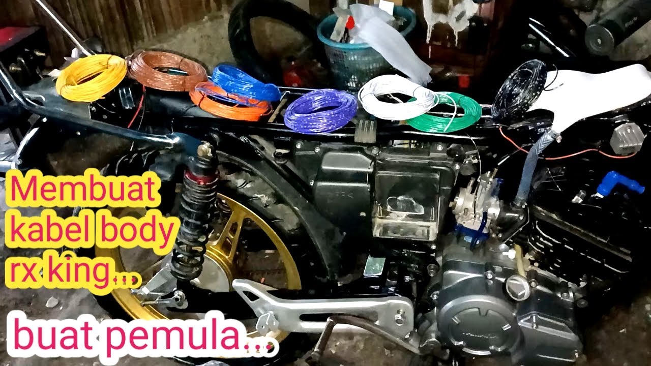 Belajar mmbuat kabel body sendiri rx king buat pemula - YouTube