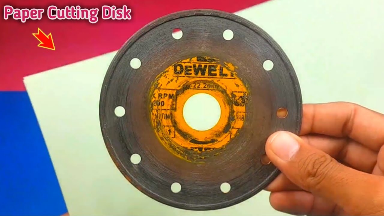 How to make Cutting Paper Disk | What can you Cut with Paper ? - YouTube