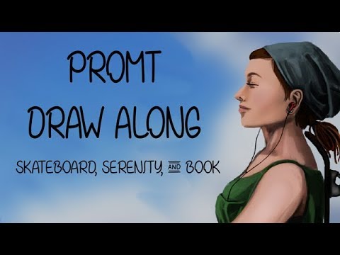 Prompt draw along - Speedpaint - YouTube