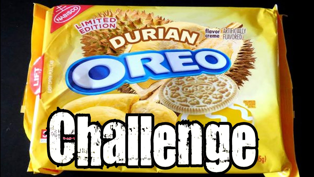 Durian Oreo Challenge - YouTube