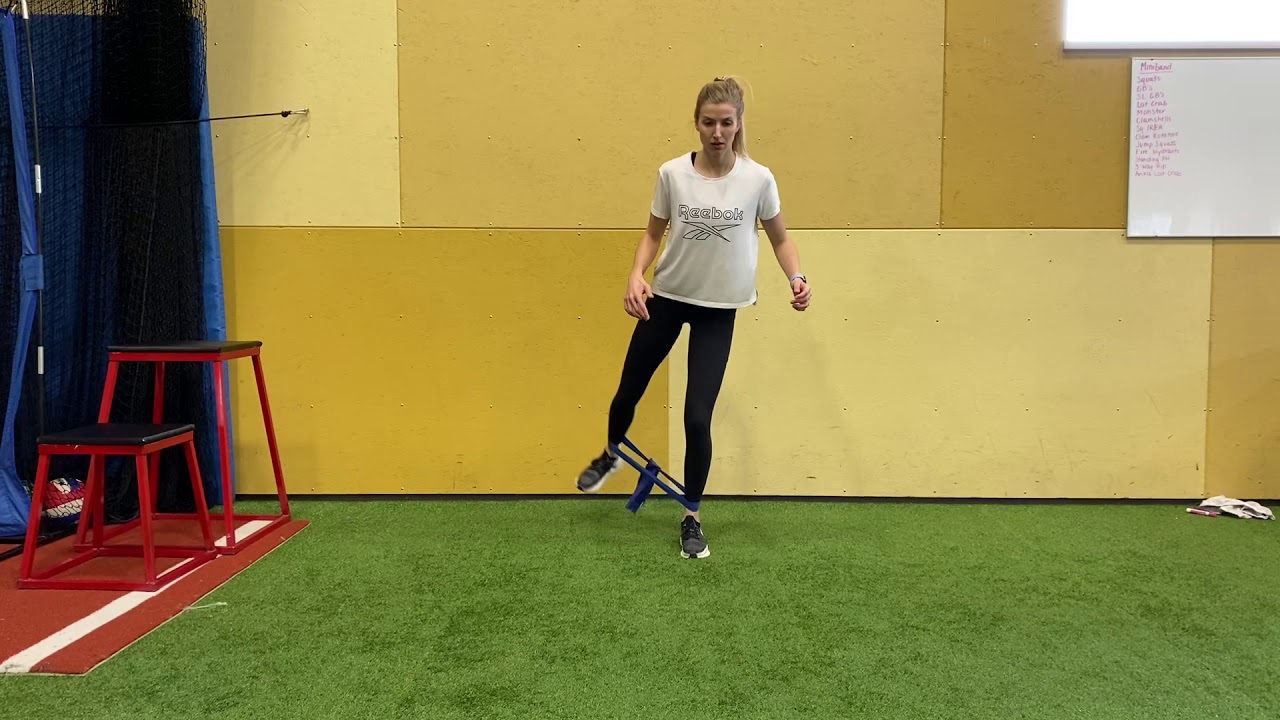 Mini Band - 3 Way Hip Abduction - YouTube