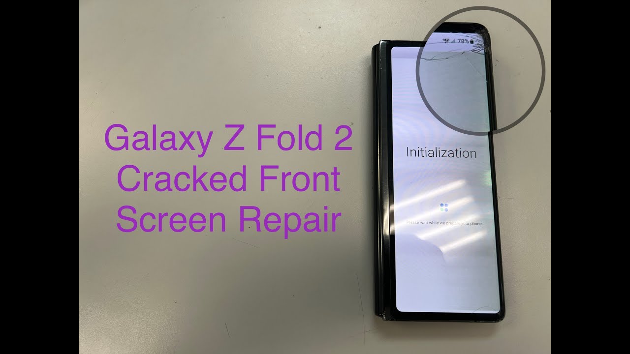 Galaxy 2 Screen Cracked