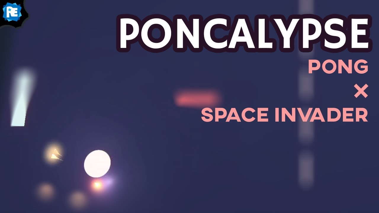 Poncalypse, Pong marry with Space Invader (what?) - YouTube