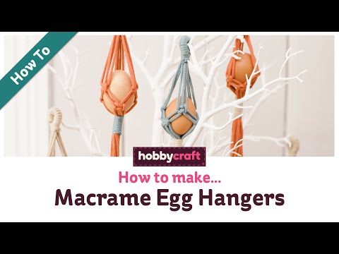 15 Easy Super Cute DIY Macrame Easter Patterns for Beginners | Macrame ...