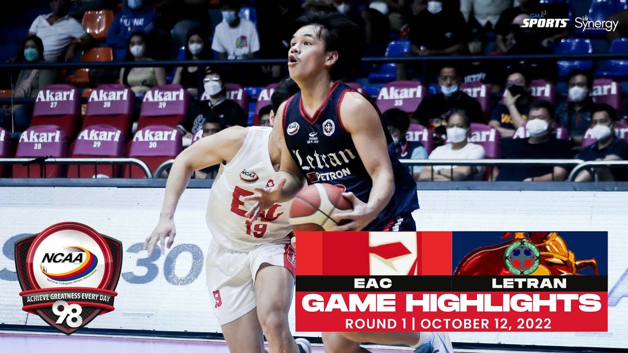 NCAA Season 98 | Game Highlights: Letran vs EAC | Men's Basketball ...
