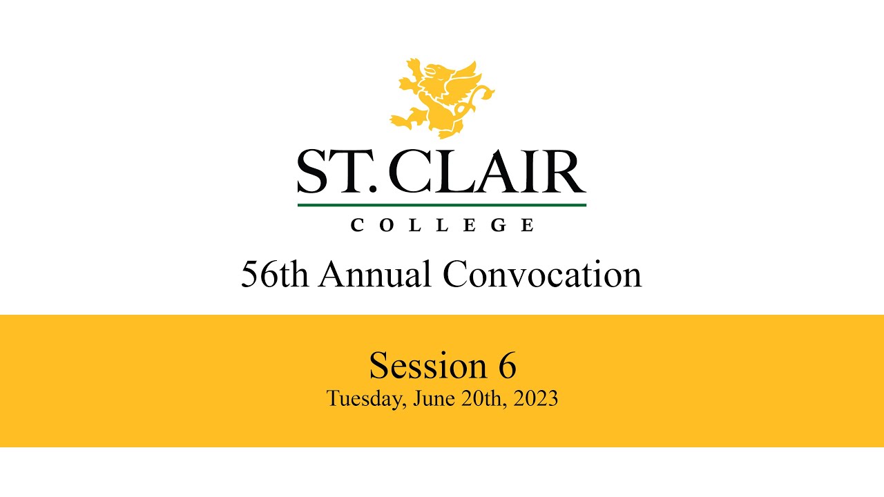 Spring Convocation - Brampton Campus - St Clair College @ Acumen - YouTube