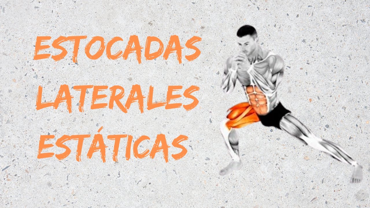 Estocadas laterales estáticas - YouTube