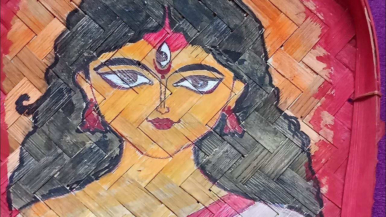 How to draw kulo Agomoni maa durga#youtube - YouTube