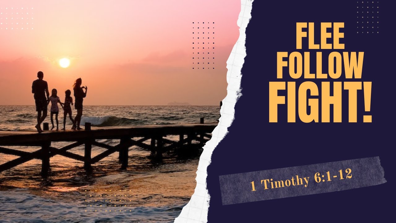 Livingston Church of Christ Worship Service PM "Flee, Follow, Fight ...