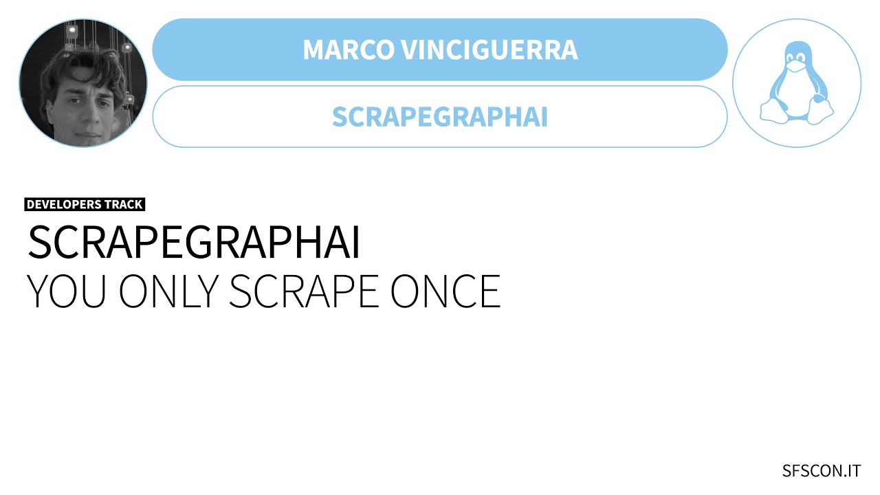 ScrapeGraphAI | Marco Vinciguerra - YouTube