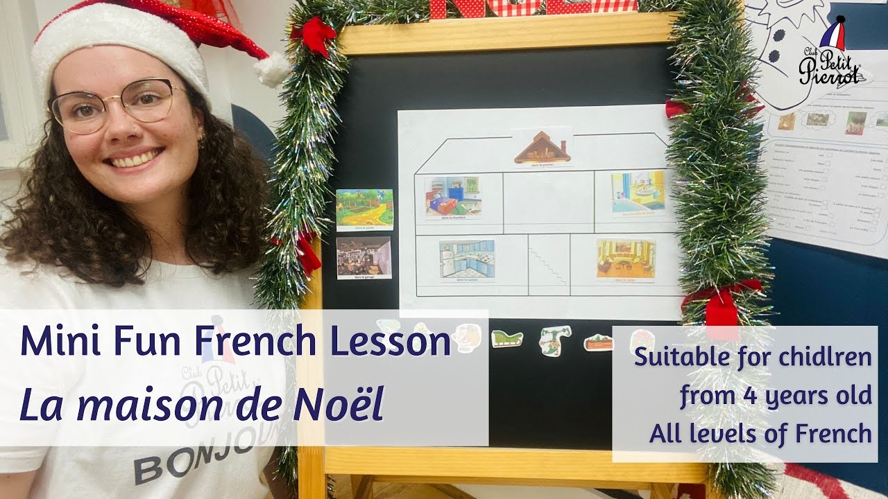 🇫🇷 Fun French Lesson "La maison de Noël" 🏠🎄🎅🏼 - YouTube