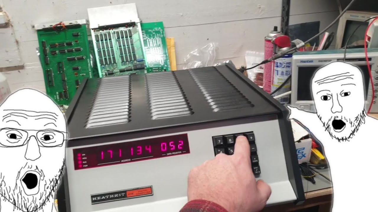 Heathkit H8 Tape Interface Running at 19200 baud. - YouTube
