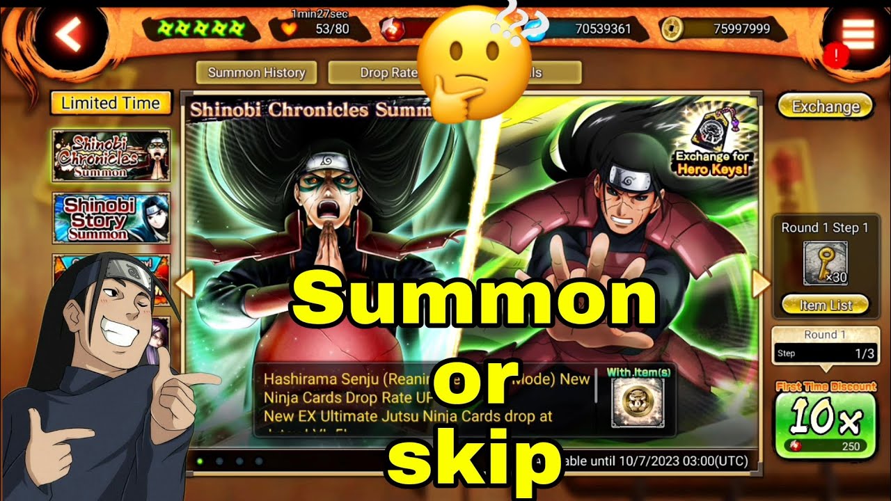 Nxb nv - Edo hashirama re- kit summon - YouTube