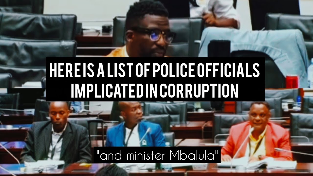 Here is a list of Police Officials implicated in Corruption - YouTube