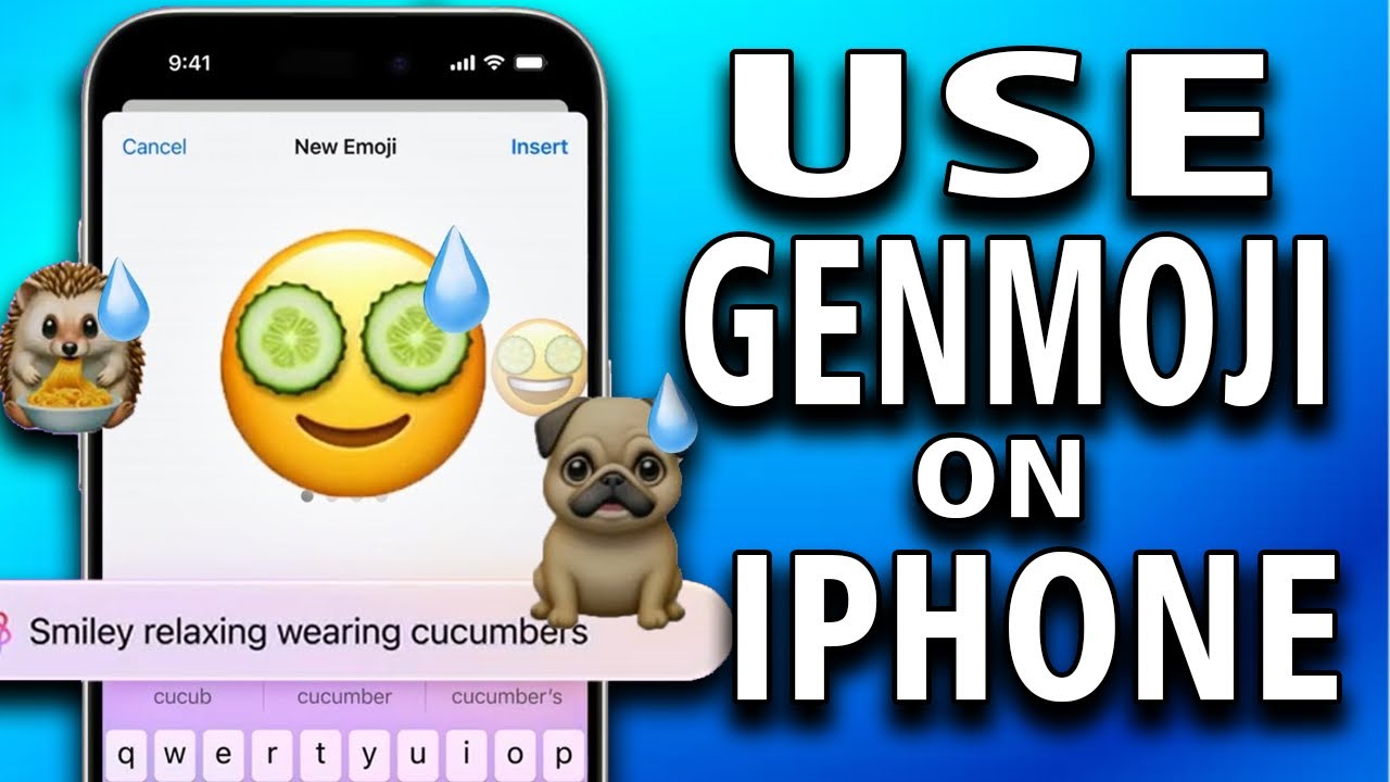 How To Use Genmoji on iPhone (step by step tutorial) - YouTube