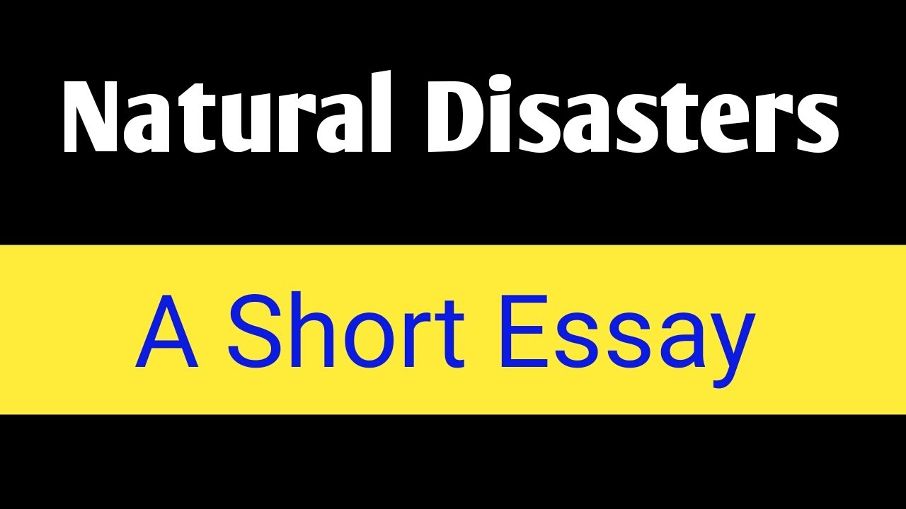Natural Disasters Essays – Telegraph Natural Disasters Essays – Telegraph