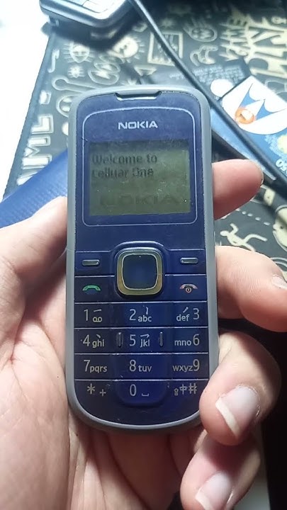 Nokia 1202 startup and shutdown - YouTube