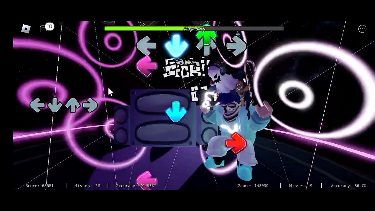 fnf in roblox (singularity) - YouTube