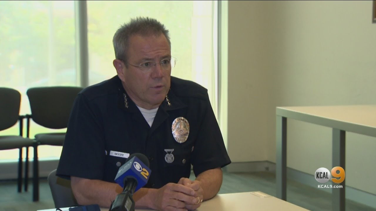 Only On: LAPD Chief Michel Moore Talks About Department's Future - YouTube