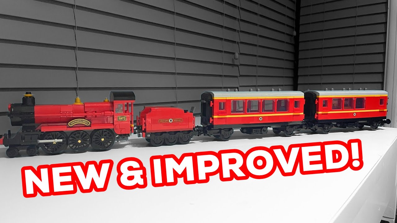Custom Lego Hogwarts Express Train Carriages (76323) - YouTube