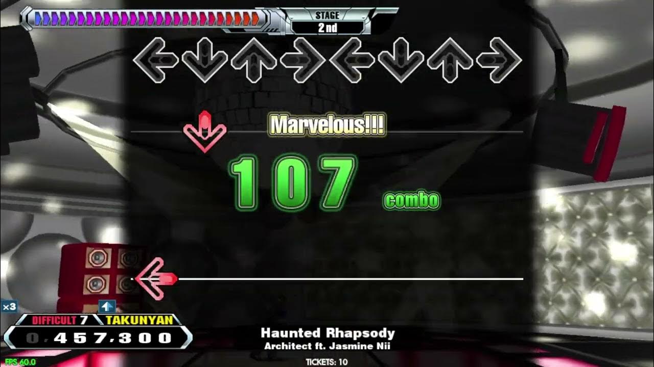 【DDR GRAND PRIX】Haunted Rhapsody【DP DIFFICULT】 - YouTube
