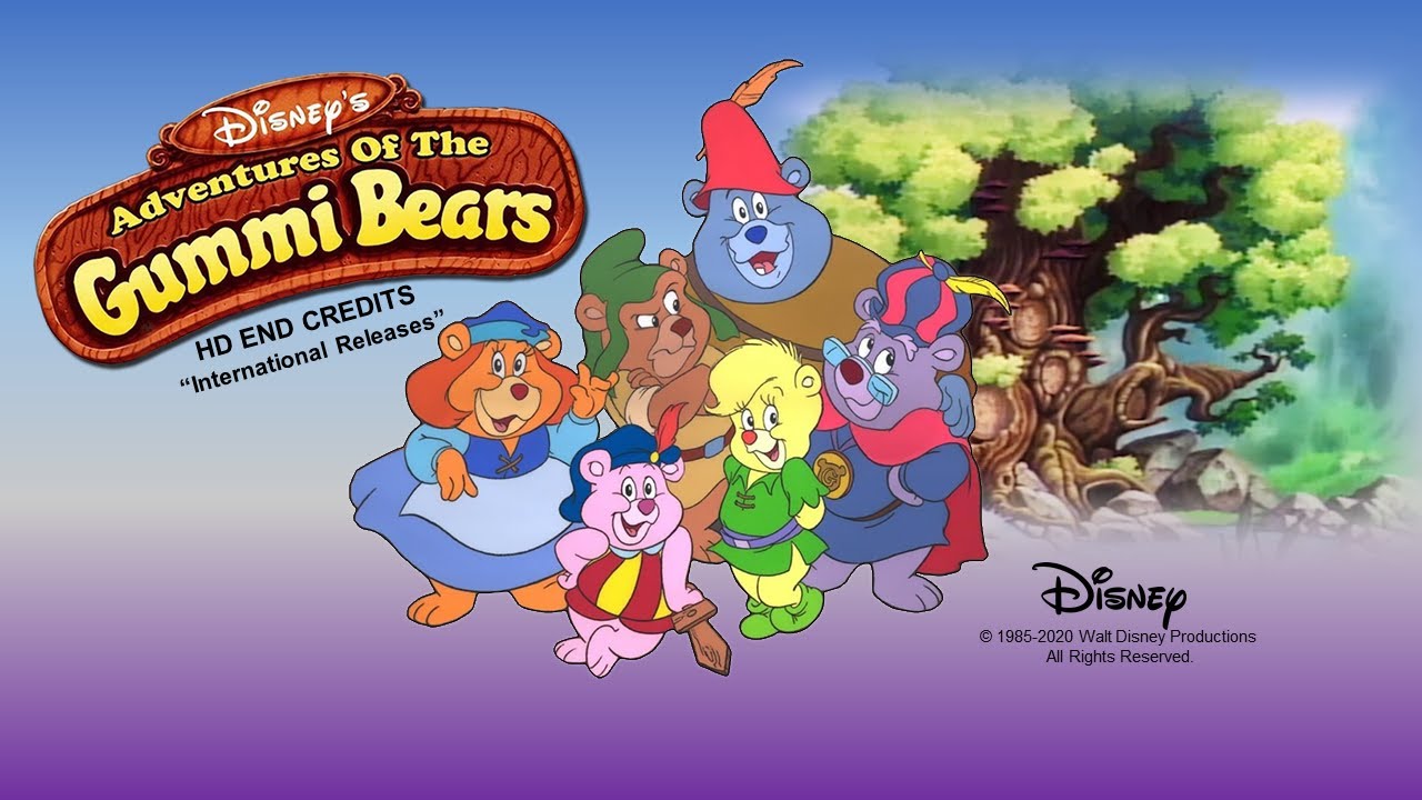 Disneys Adventures Of The Gummi Bears Hd Credits International Releases Youtube