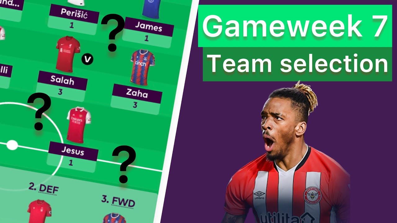 Wildcard active ??? Gameweek 7 team selection #premierleague #fpl # ...