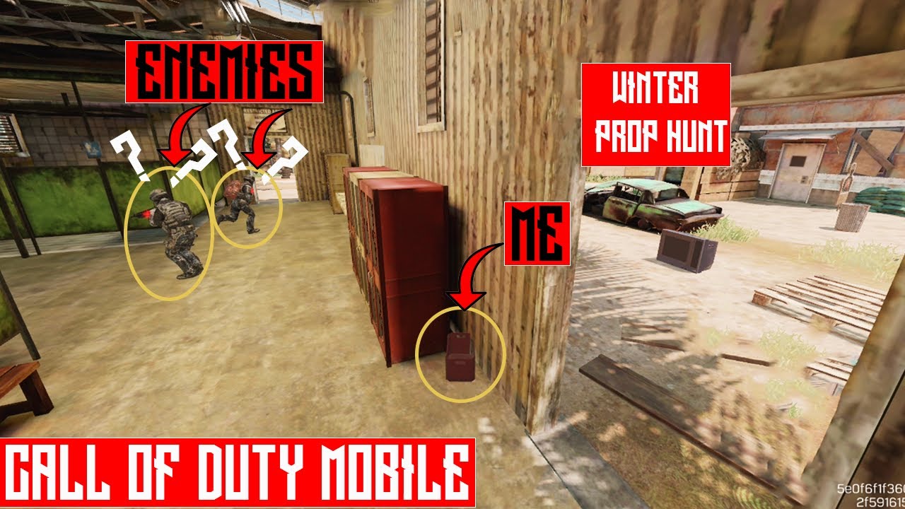 PROP HUNT MODE WINTER | CALL OF DUTY MOBILE - YouTube
