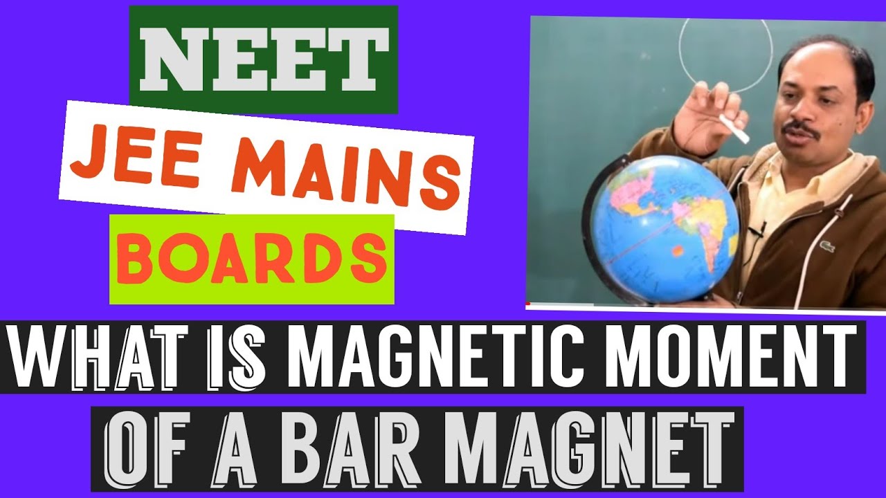 Magnetic dipole moment of a bar magnet and its vector form - YouTube