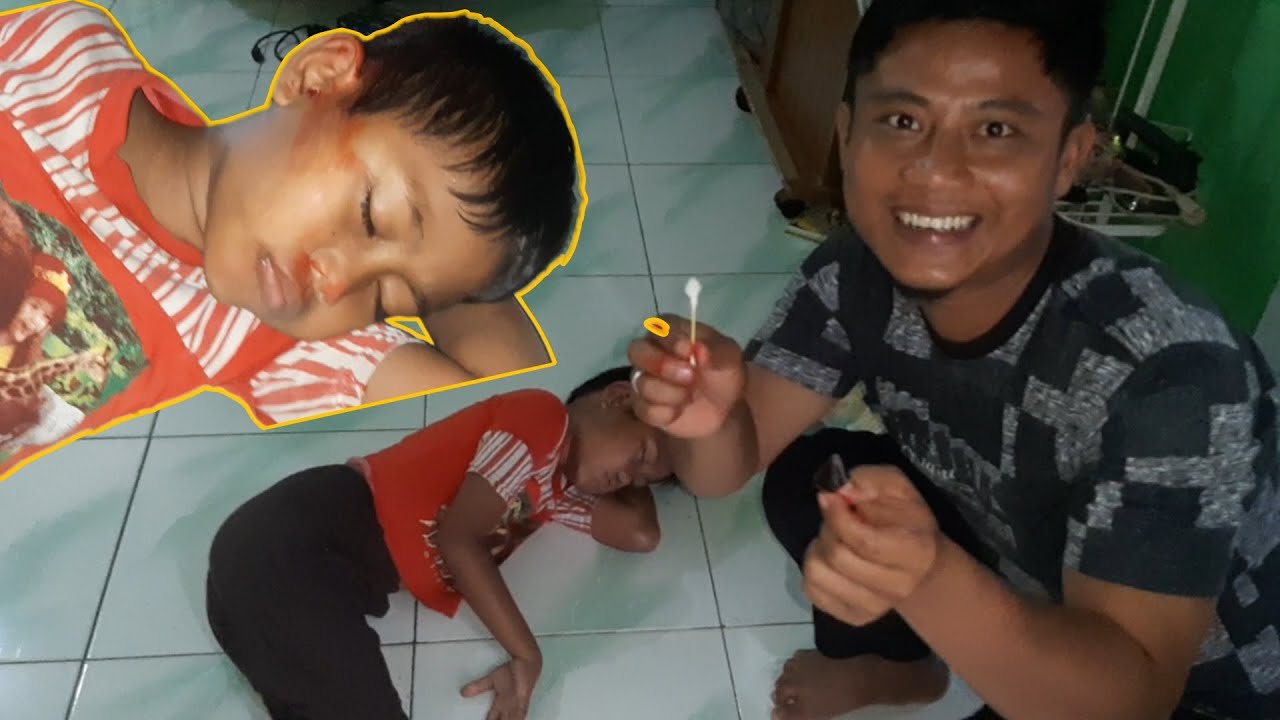 Prank Adik Lagi Tidur‼️auto Nangis Ngamuk Youtube