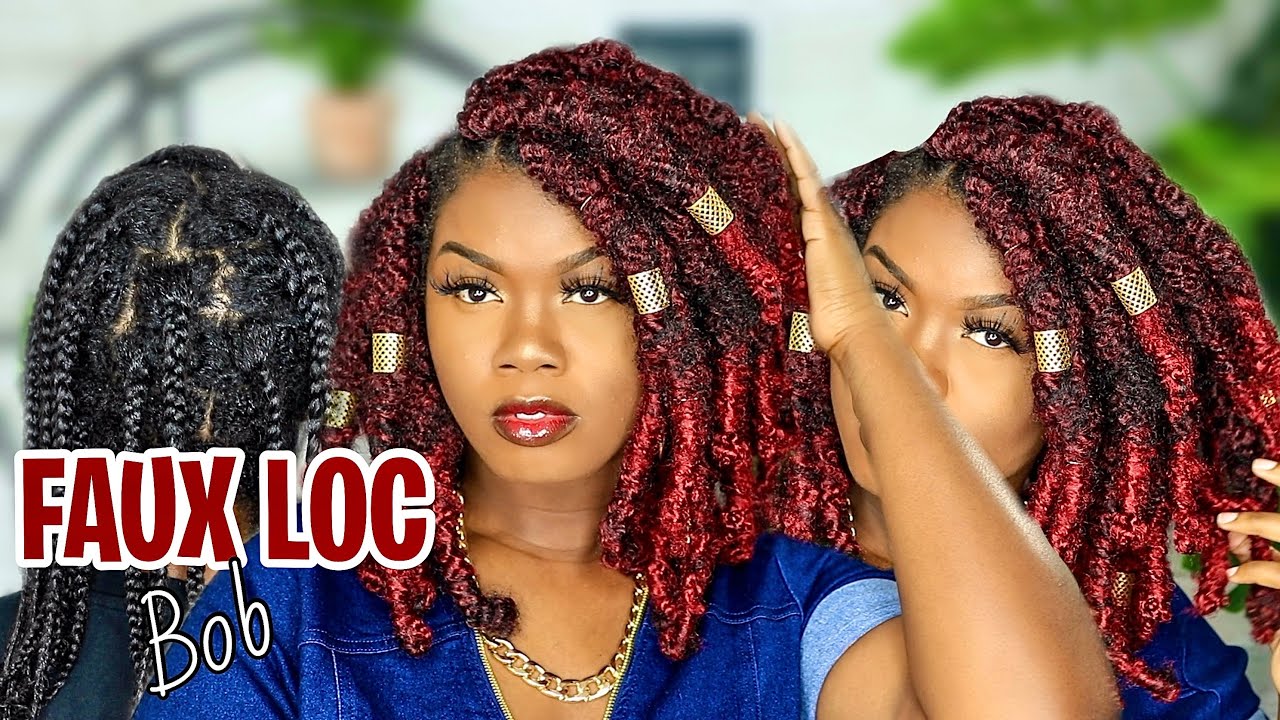 Easy jumbo faux locs tutorial ft shake n go freetress braid poppin ...