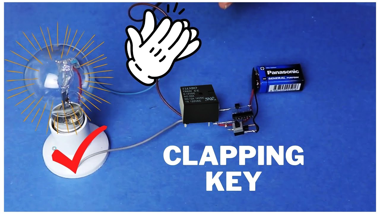 How to make a Clap Switch at home | Clap Switch - YouTube