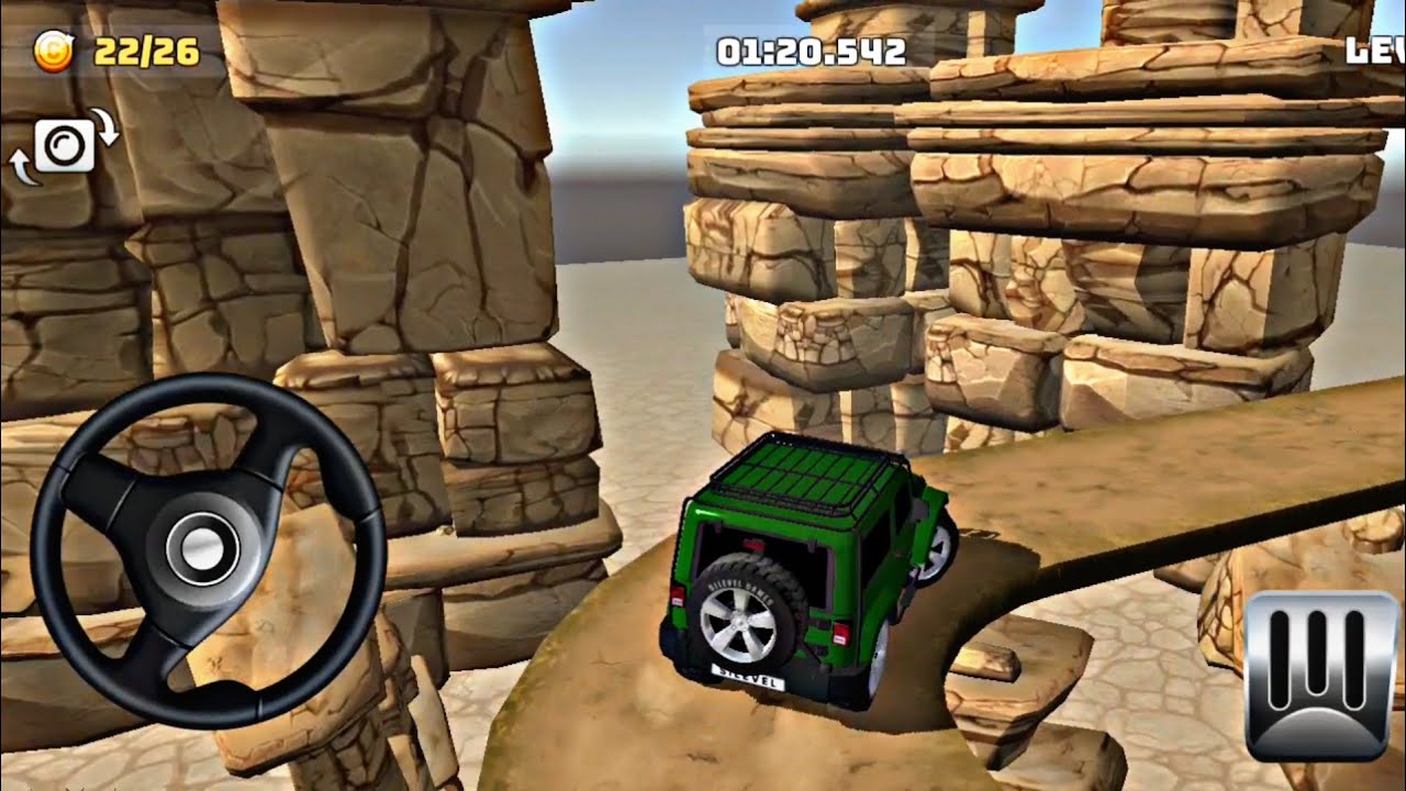 Mountain Climb 4×4 Game | Green Thar Roxx In Mountain Climb 4×4 Off ...