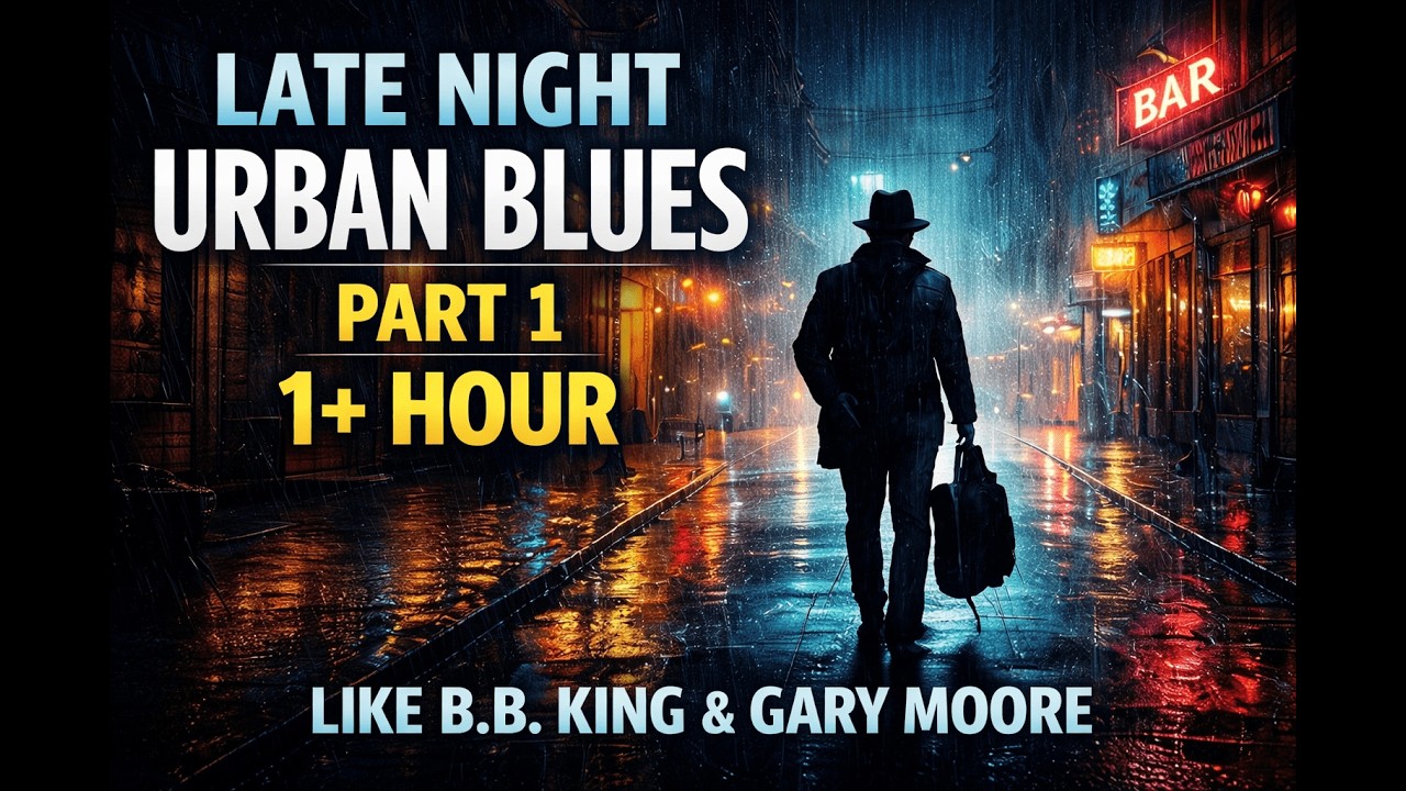 Late Night Urban Blues – Part 1 | Midnight Blues Like B.B. King & Gary ...
