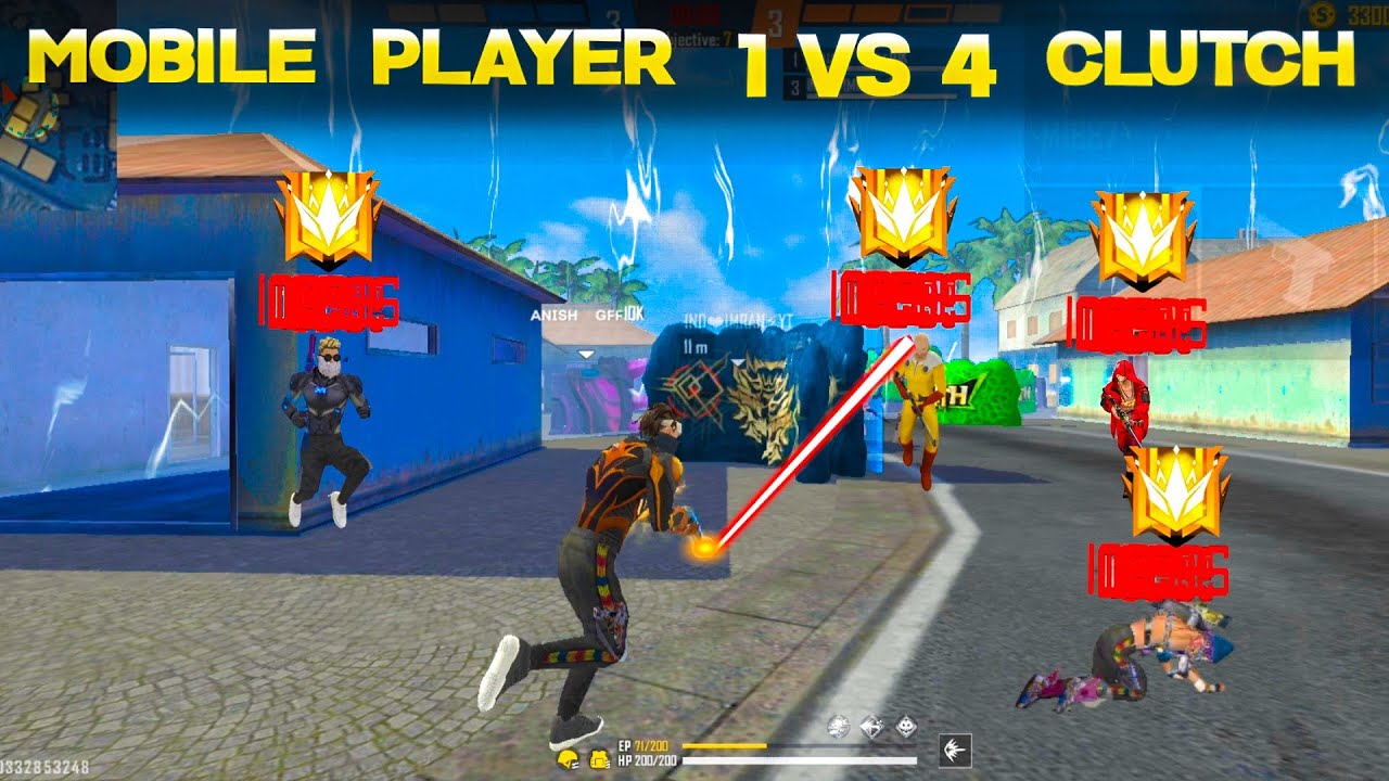 Free Frie : Solo vs squad mobile gameplay || garena free fire - YouTube