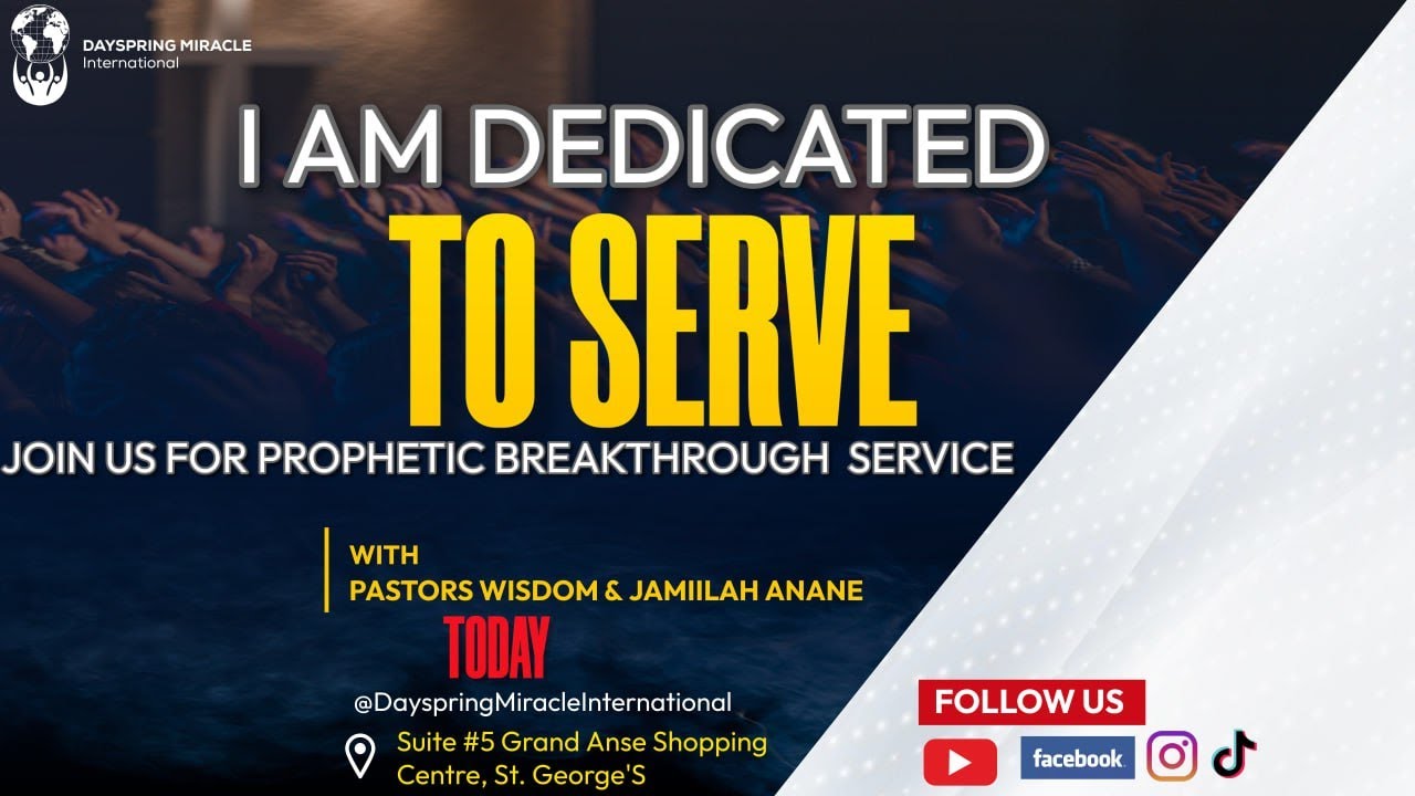 I AM DEDICATED TO SERVE || PROPHETIC BREAKTHROGH SERVICE - YouTube