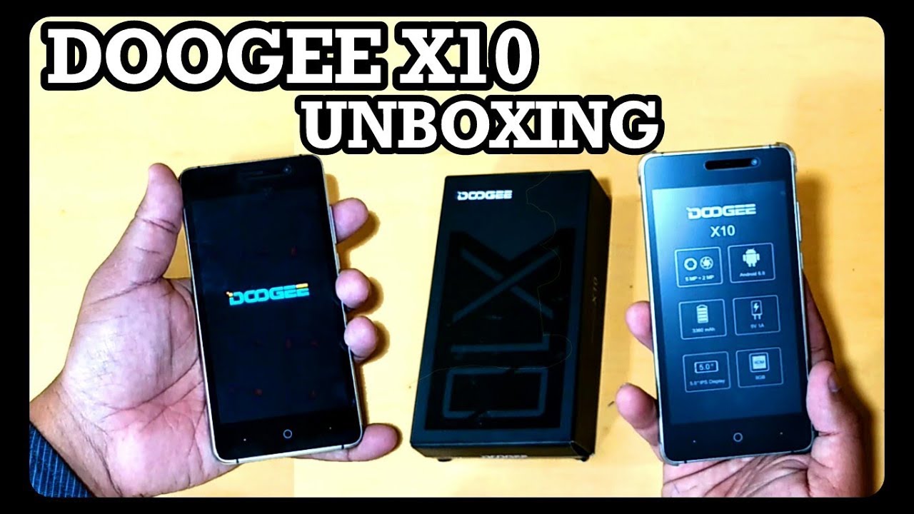 Doogee X10 Unboxing - YouTube