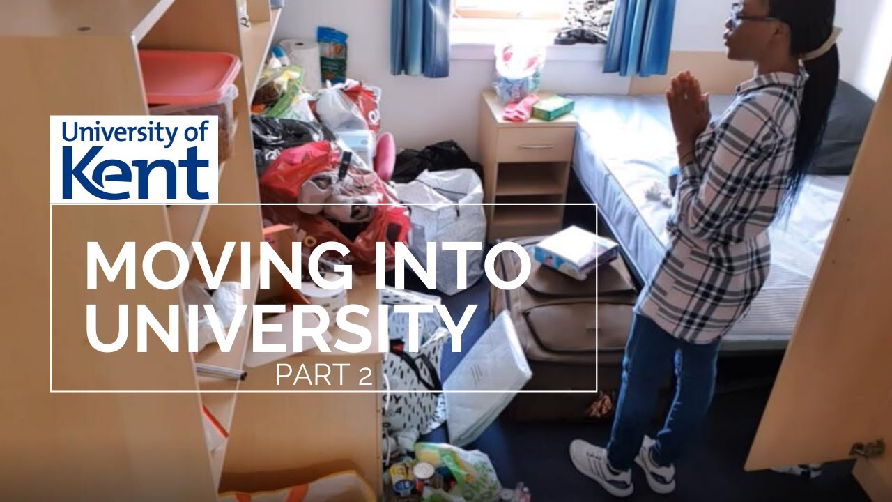 MOVING INTO UNIVERSITY Part 2 || University of Kent || 2019 Move in ...