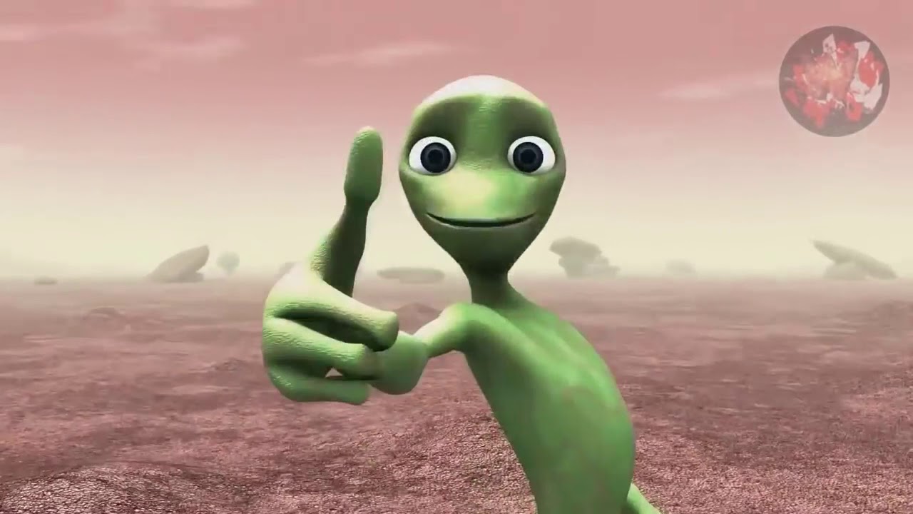 Зелёный человечек танцует Dame Tu Cosita Полное видео Green man dance ...